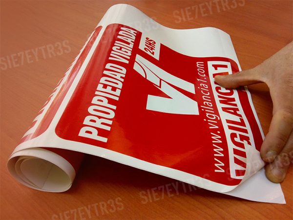 Impresión Vinilo Adhesivo - Sieteytres